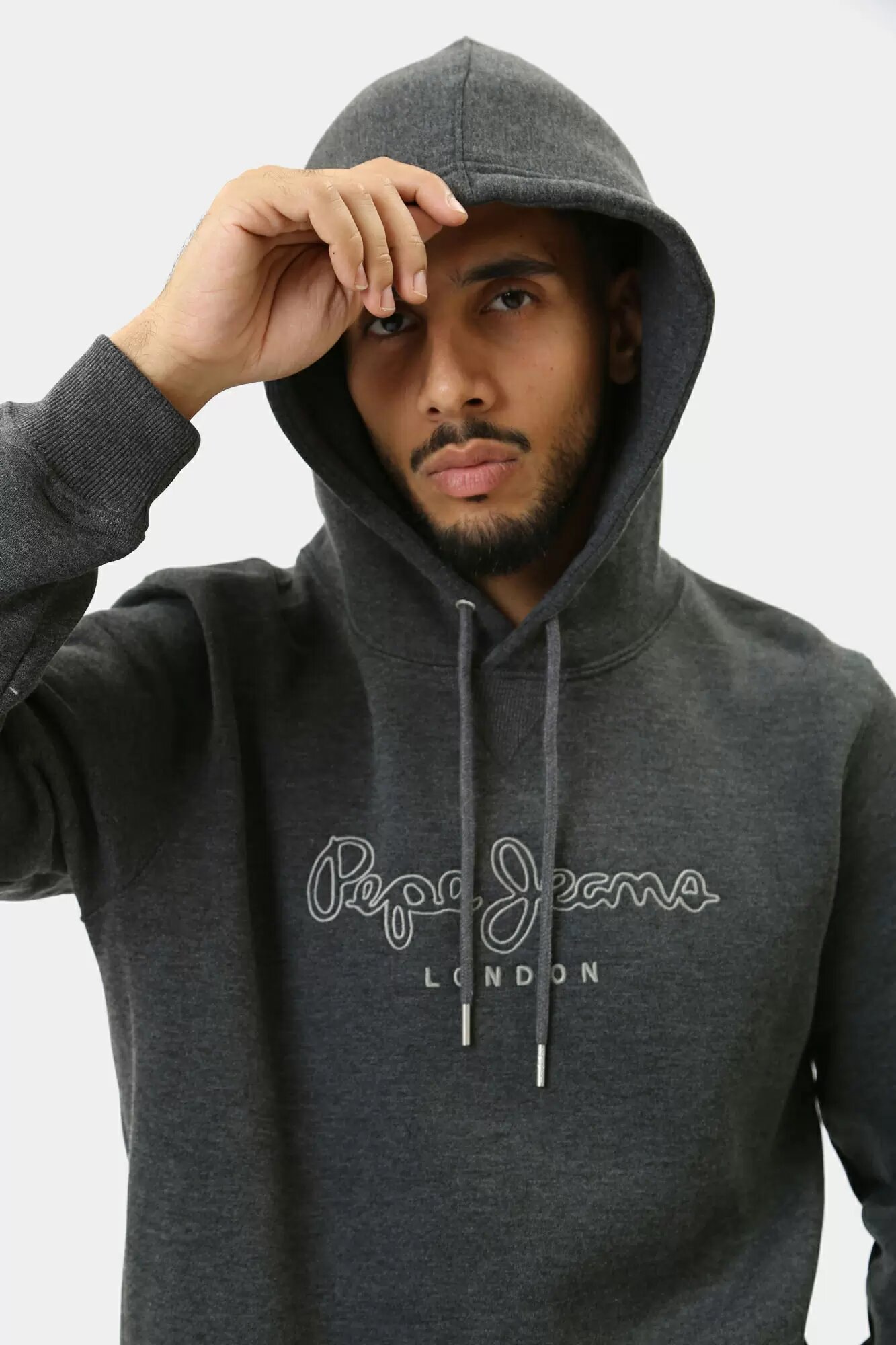 Худи Pepe Jeans, размер XXL, , серый — фото 1