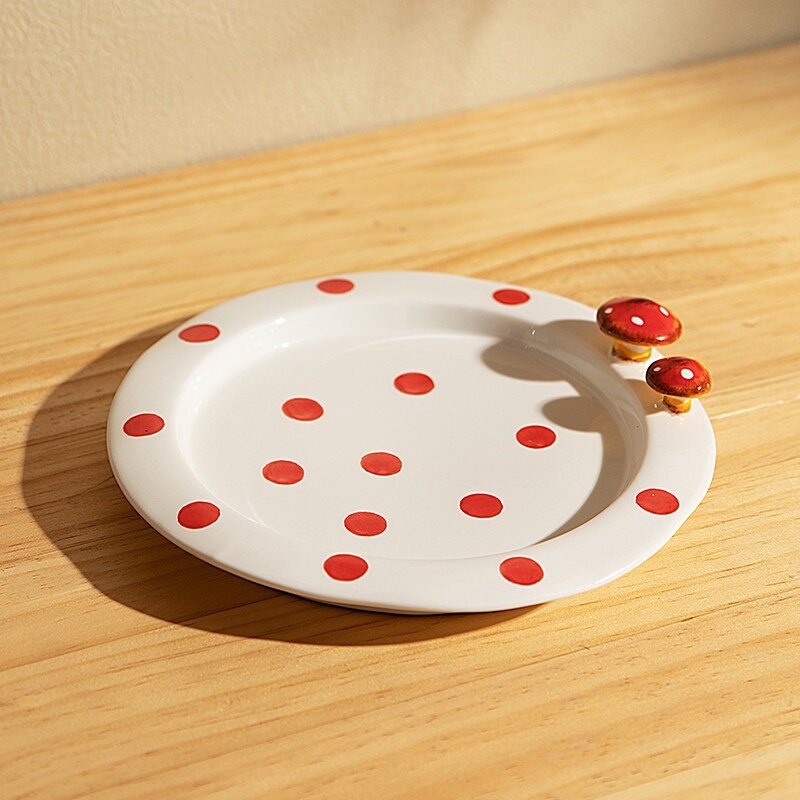 Посуда для ушей, тарелки, керамический материал размером 20,2*2 см, подходящий для подарков