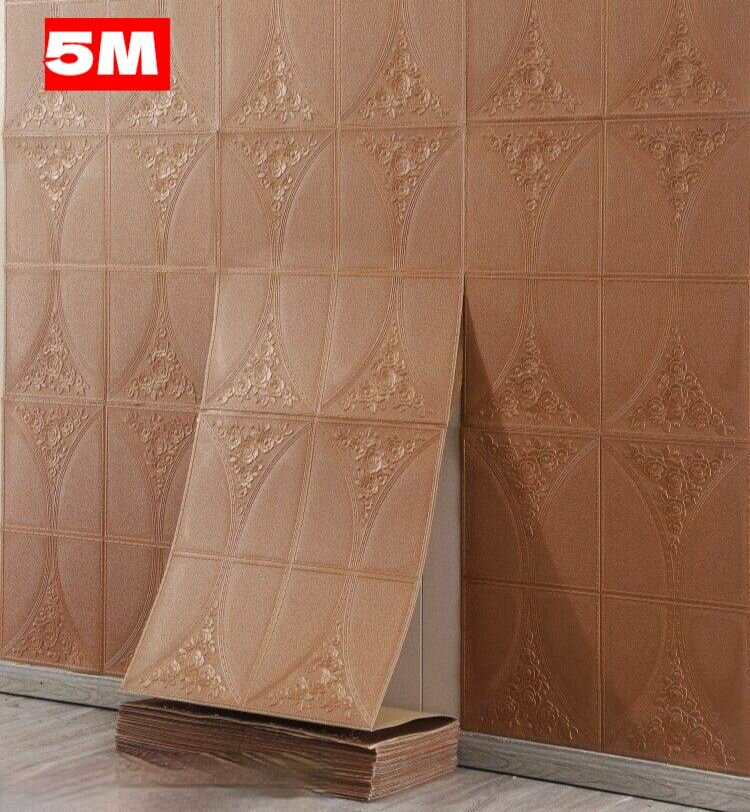 Стены Самоклеящиеся 70cmx5m, Мягкие, 3d, PVC