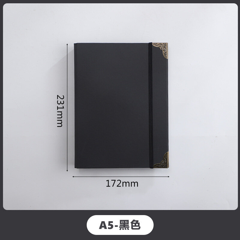 Книга для хранения фотографий Chen Shi, черная, А5, 300г, 15 листов