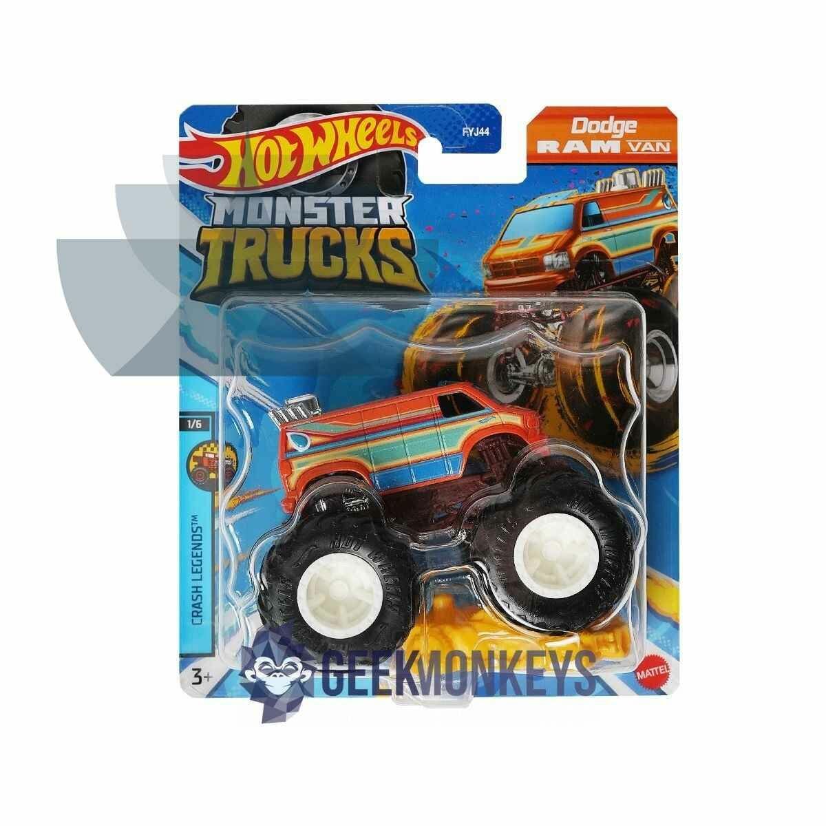 Машинка Hot Wheels Базовый Монстр трак Nissan 1:64 FYJ44_HTM35