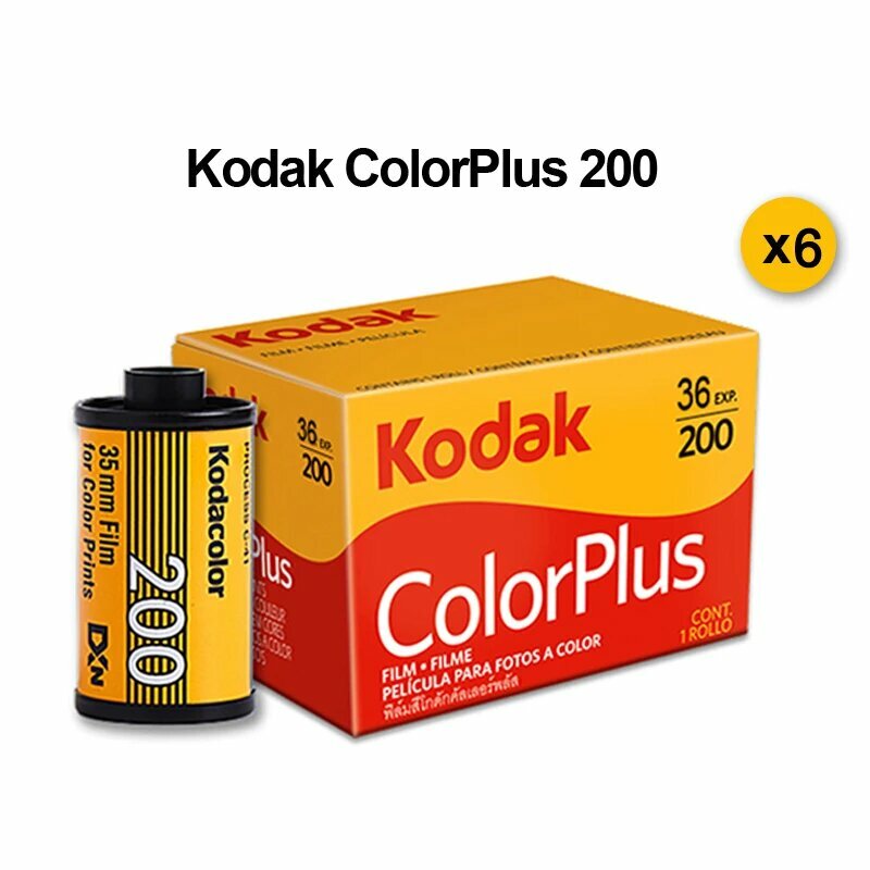 KODAK ColorPlus 200 Пленка 35 мм 36, экспозиция в рулоне, подходит для камеры M35/M38/H35 (дата потовиде: 04/2025)