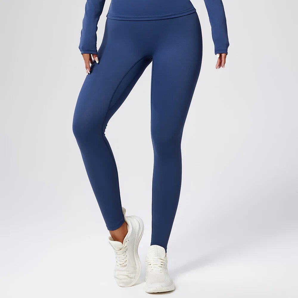 Спортивные леггинсы Badge Blue, XL, синие