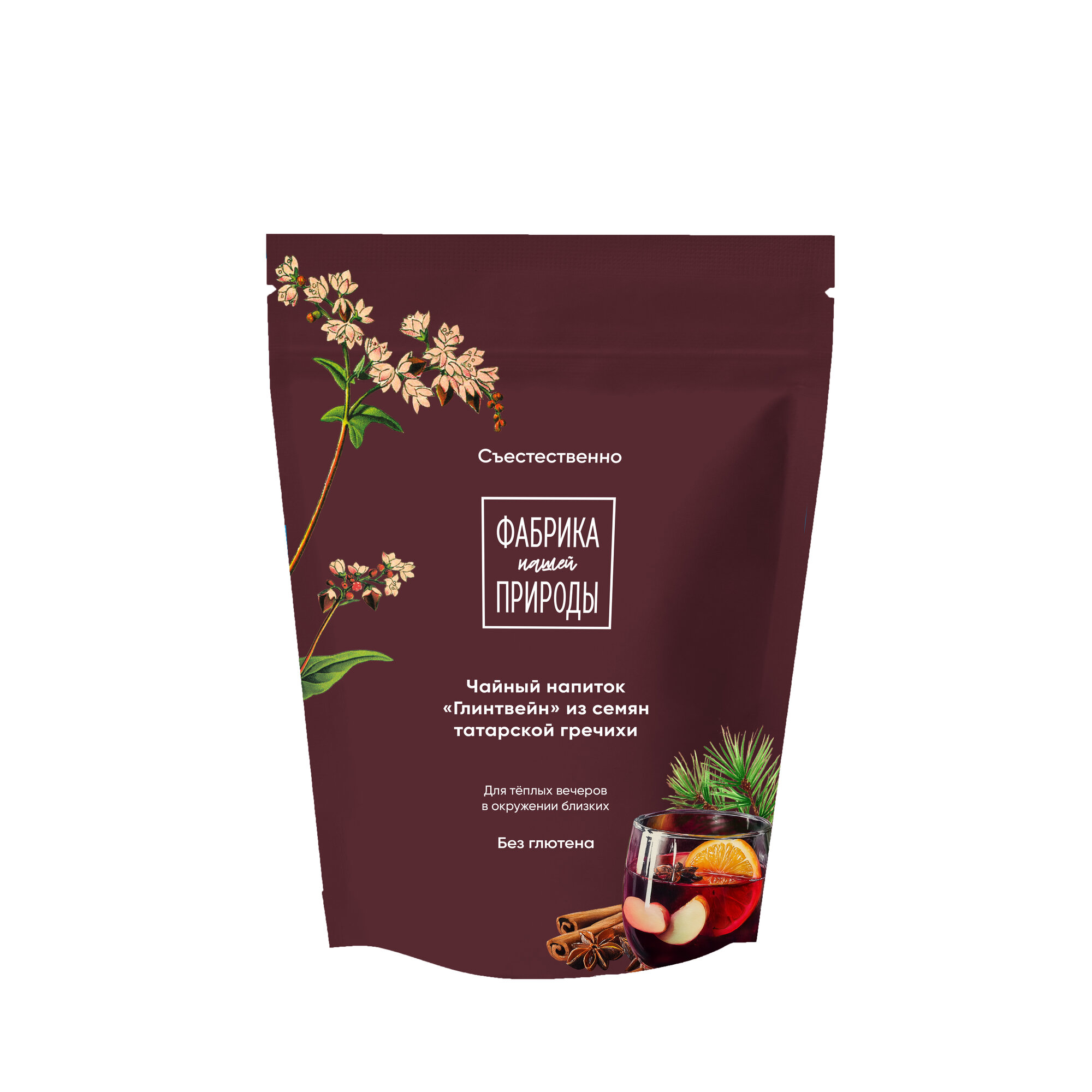 Чайный напиток Глинтвейн из семян татарской гречихи Фабрика природы, 50г