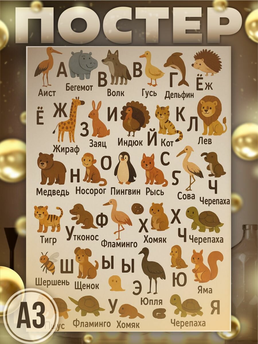 Постеры на стену плакаты интерьерные мем азбукаметаллический, оригинальный, на стену