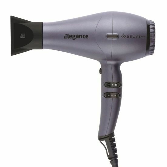 Фен Dewal "Elegance Lilac", профессиональный, 2300W, ионизация, 3 скорости, 2 насадки