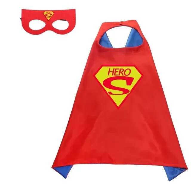 Детский плащ и маска «Человек-паук» для ролевых игр, милый костюм в стиле аниме, двойной плащ, для детей от 3 до 12 лет, подарок на день рождения, для мальчиков, на Хэллоуин, Рождество, игрушка.