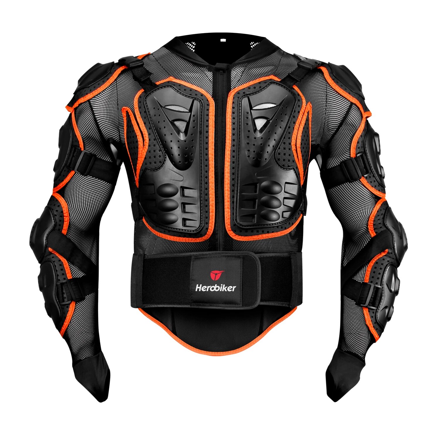 Летняя Дышащая Мотоциклетная Куртка С Полной Защитой Тела, Защитное Снаряжение Для Мотокросса И Эндуро, Защита Груди И Спины