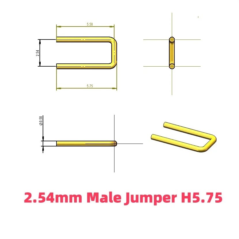 RTLECS Jumper разъемы 2.0 мм 2.54 мм