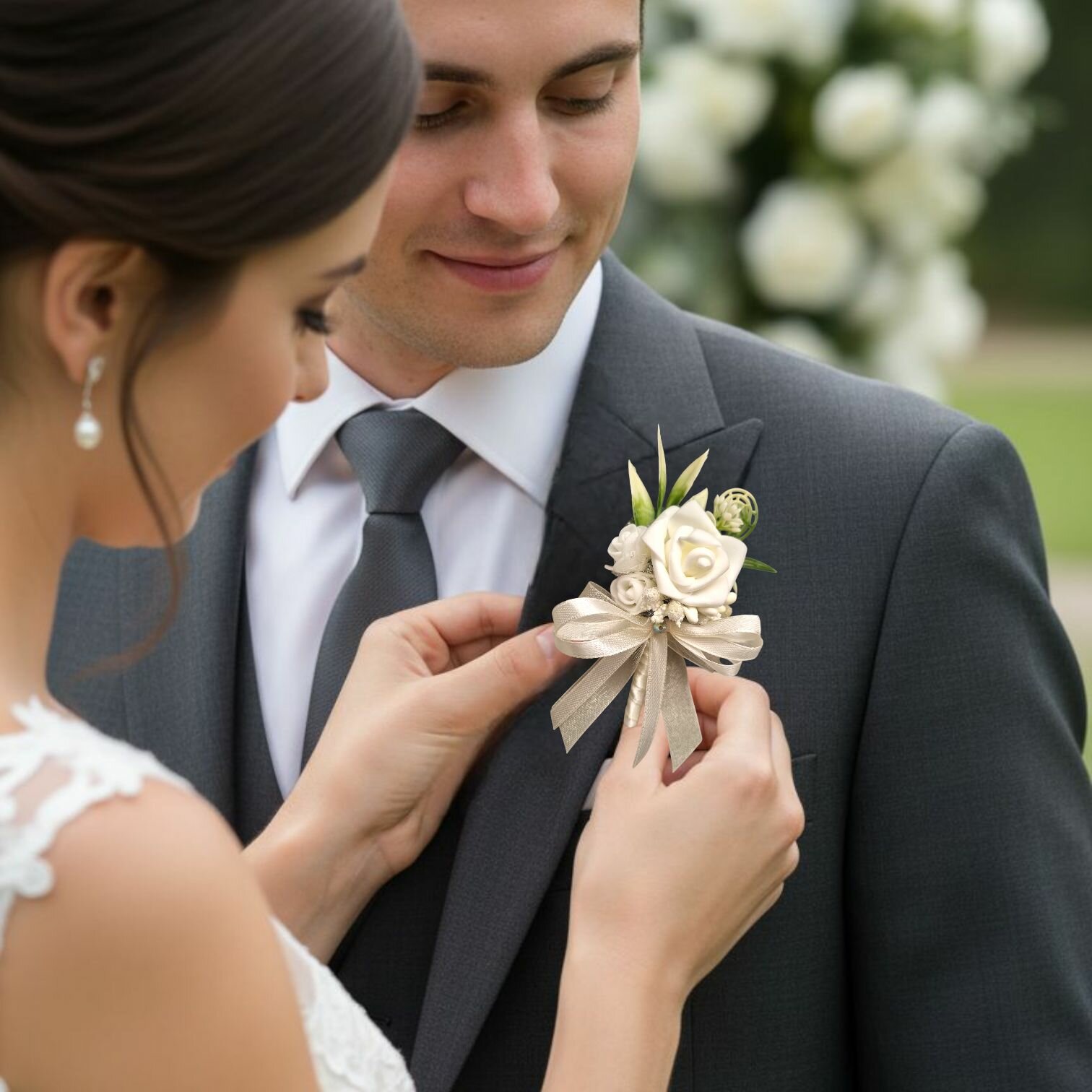 Бутоньерка для жениха или свидетеля