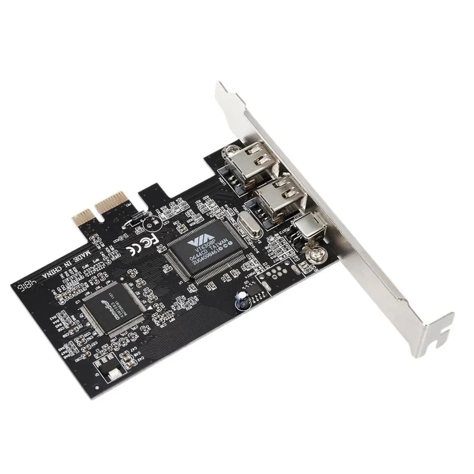 Плата расширения Firewire PCI-E 3 порта 1394a 1394b, 2x6 контактов + 1x4 контакта для настольного ПК, скорость передачи данных 800 400 200 Мбит/с