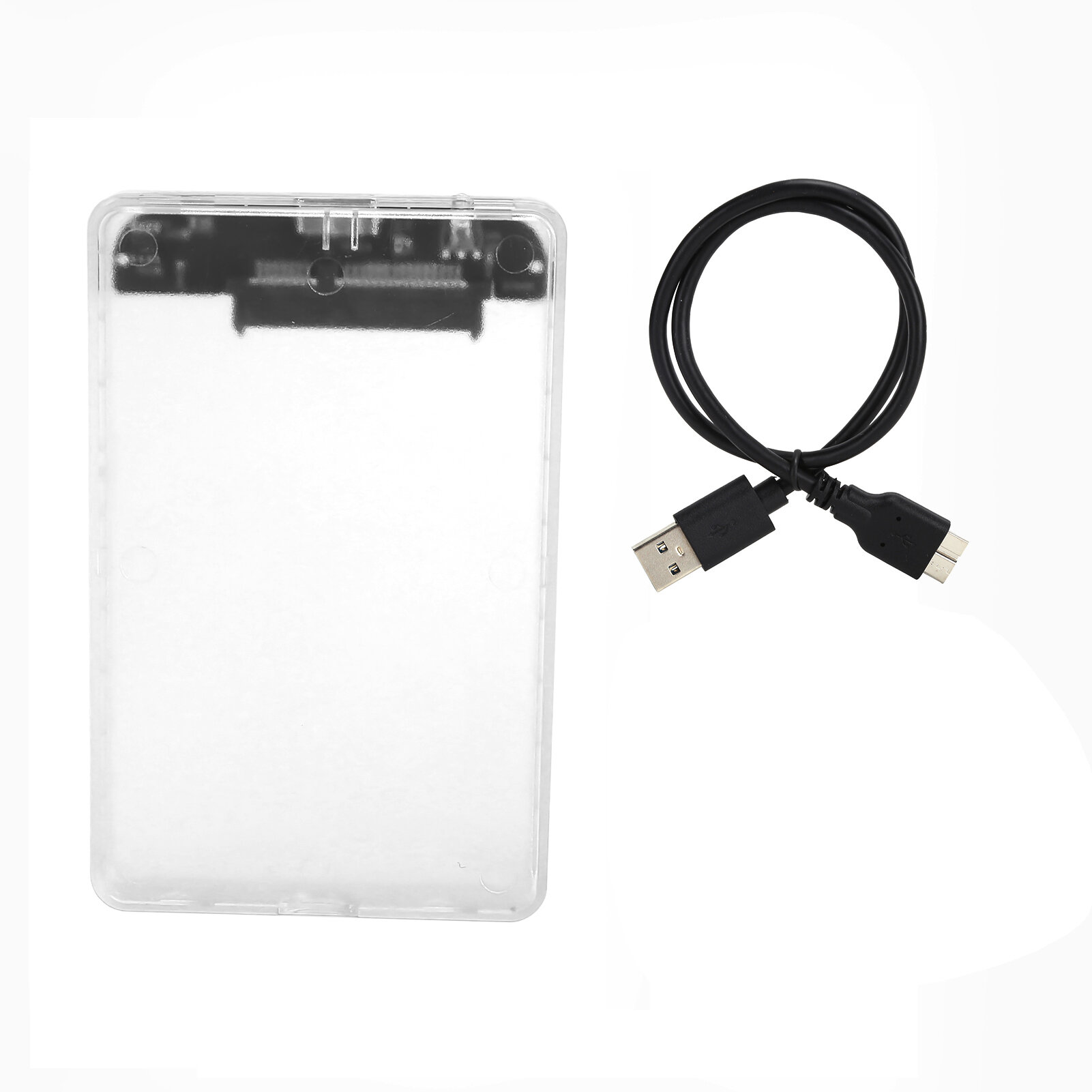 USB3.0 Disk External Case SATA Hard Drive Enclosure 2.5in HDD/SSD Storage Protection Box (Not Inclube Disk)