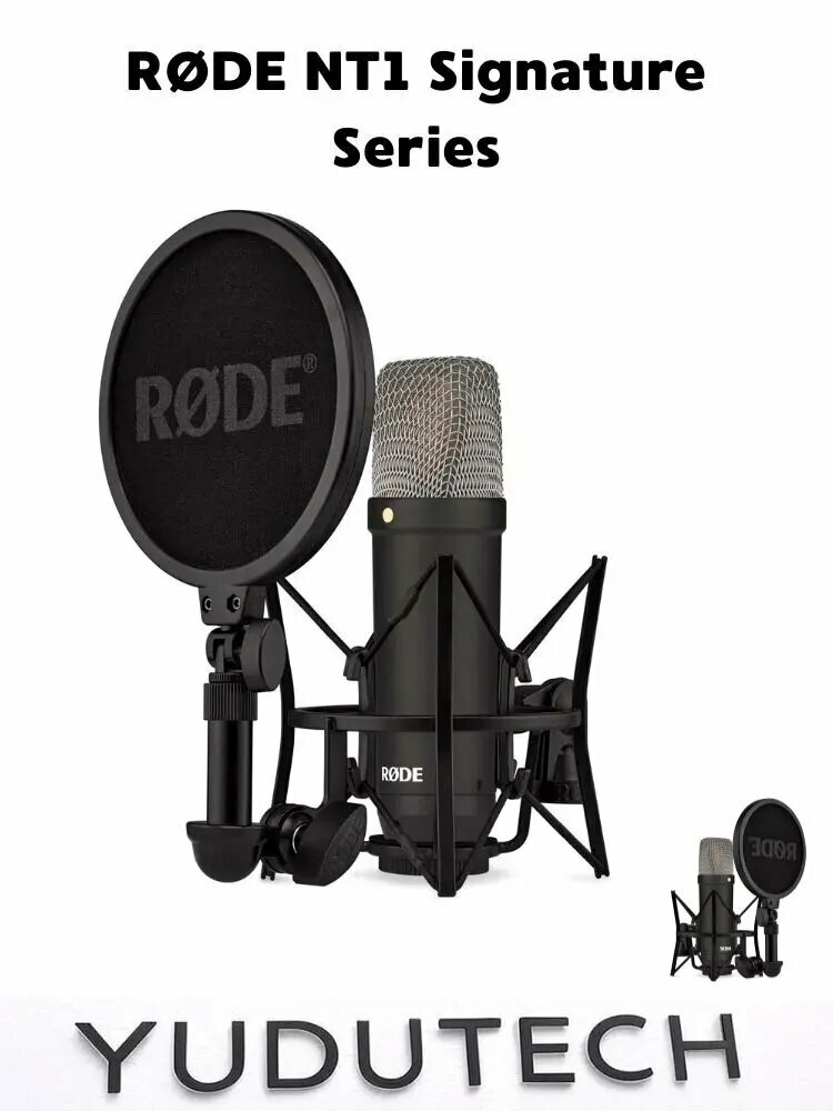 Rode Микрофон студийный RØDE NT1 Signature Series, черный матовый