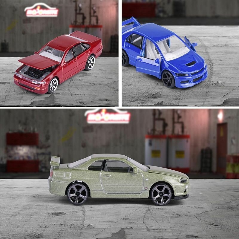 Машинка Majorette 212051029 - Japan Series Premium Cars - Honda Civic Type R Ek9 - New