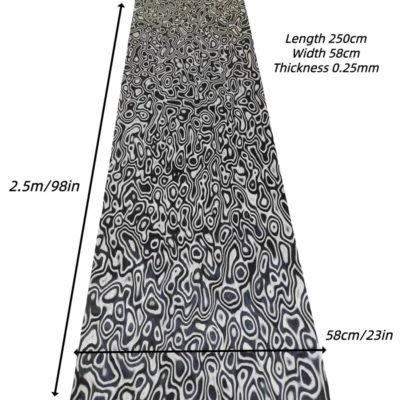Панель из шпона из технического дерева, украшение своими руками для мебели, очень толстый, широкий, с обогащенным зернистым узором, шпон из дерева 948N