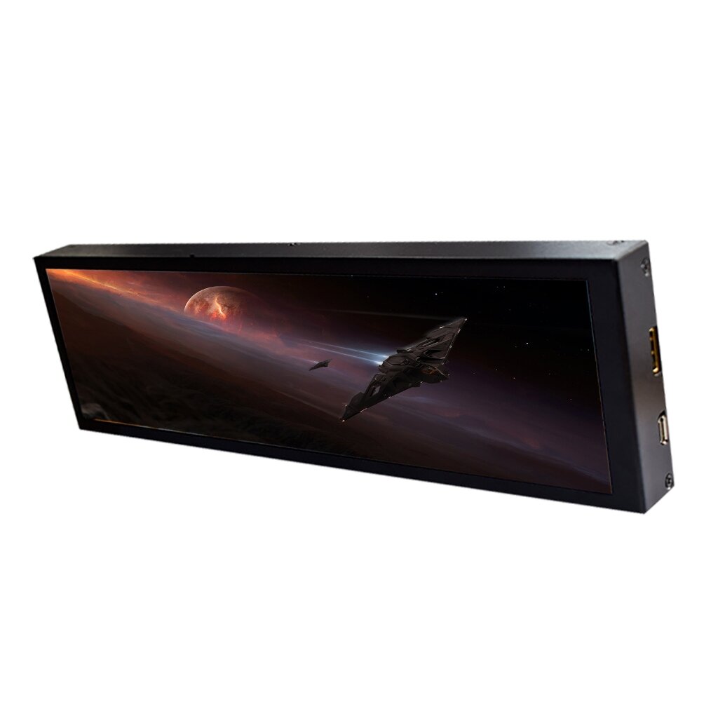 Дополнительный дисплей для корпуса компьютера 8,8-футовое сенсорное управление, яркость экрана 300 600 нит, разрешение экрана 720P