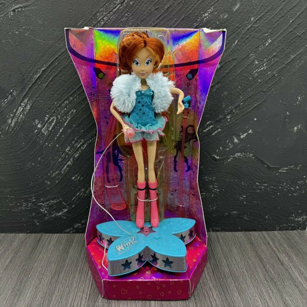 Winx club Женщина-кукла Магический микрофон Блум Стелла флора