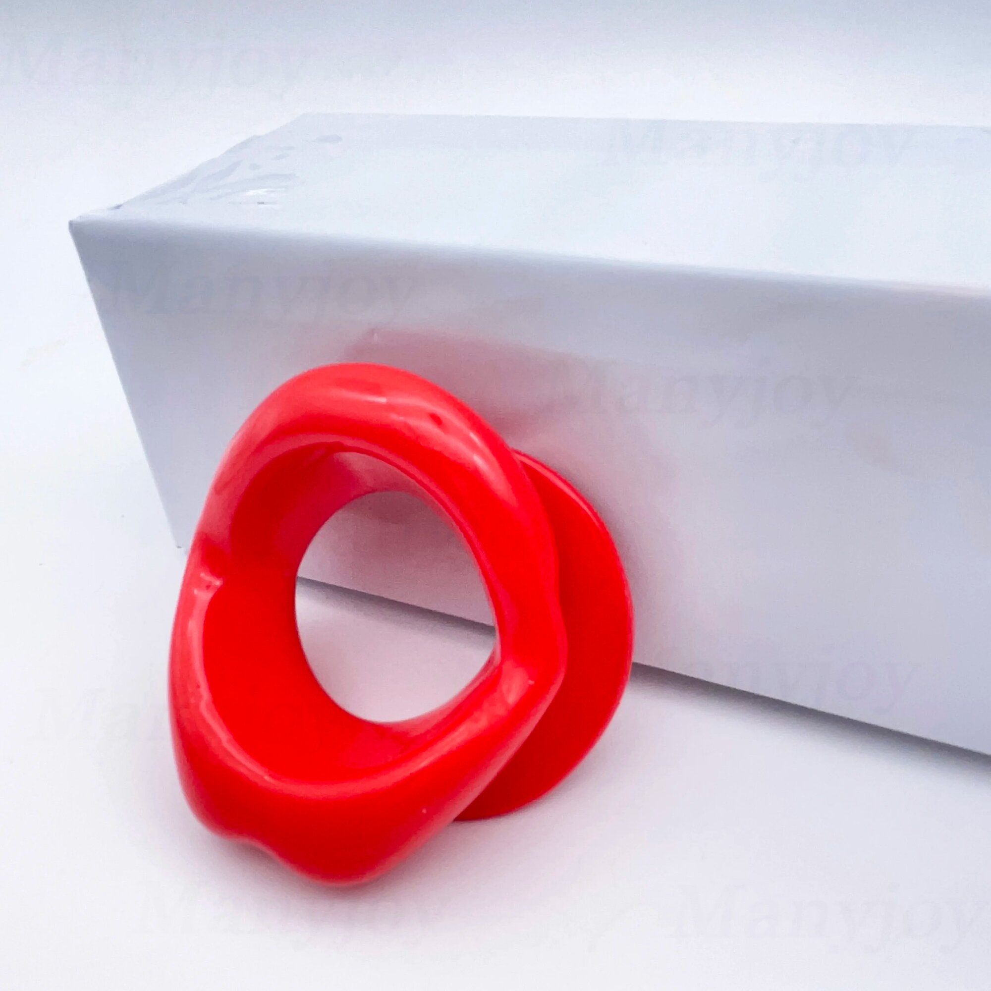 Пикантные губы резиновый кляп открытый Фиксатор Рот мягкие игрушки для орального секса игры для Red