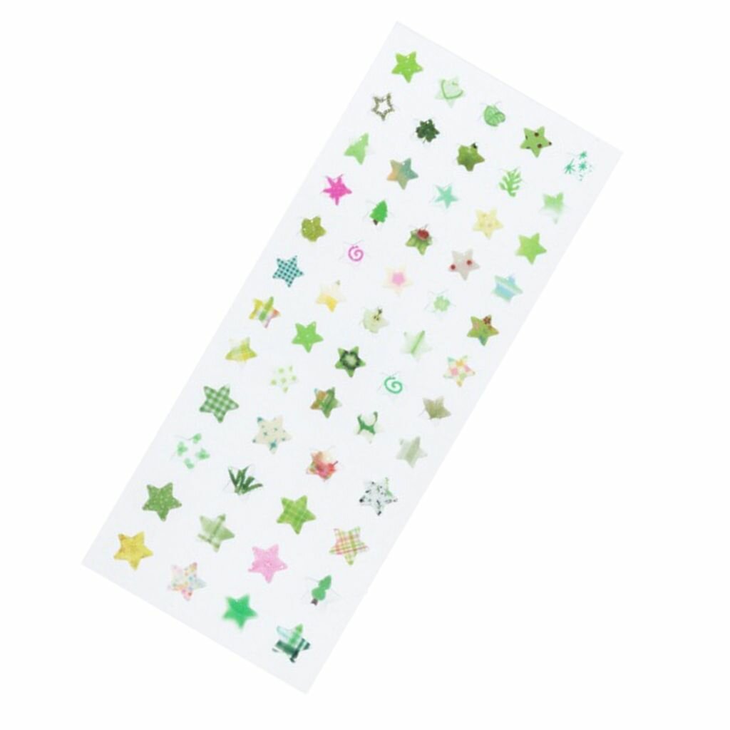 Трехмерные эпоксидные наклейки candy stars cute material decoration collage stickers-honeydew