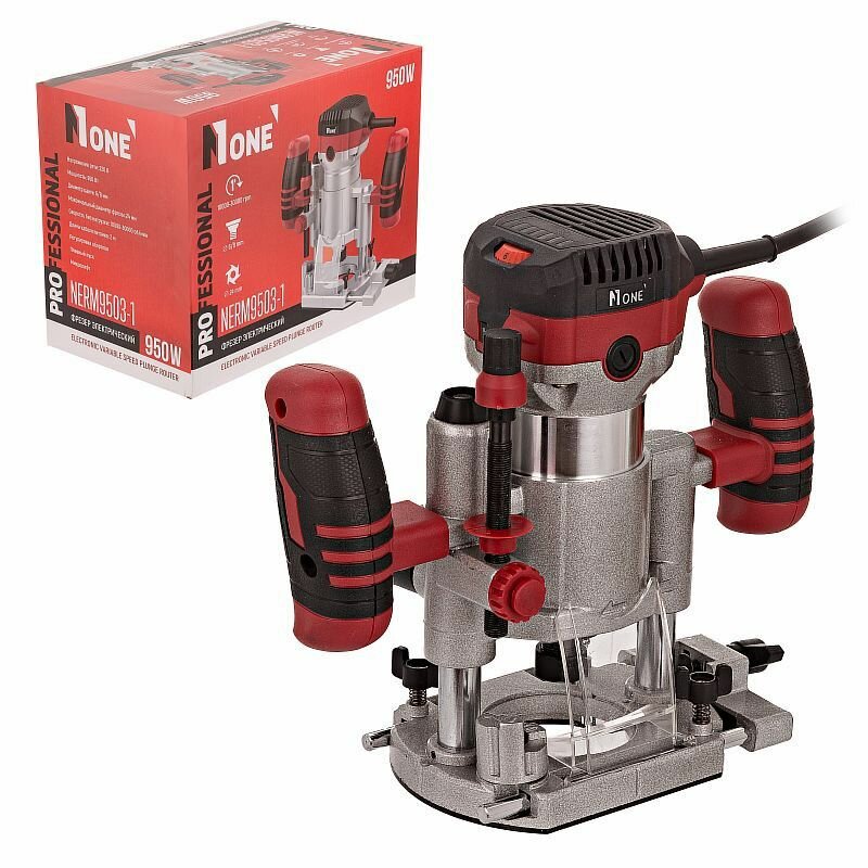Фрезер NUMBER ONE NERM 9503-1 (950Вт, 10000-30000 об/мин, цанги 8/6мм, раб. ход 37мм) 3кг