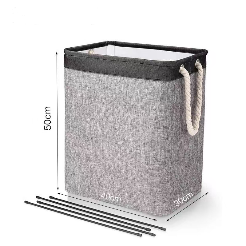 Корзина для белья и игрушек с текстильной вкладкой, складная, 50х41х31, объем 64 литра. VSGoods
