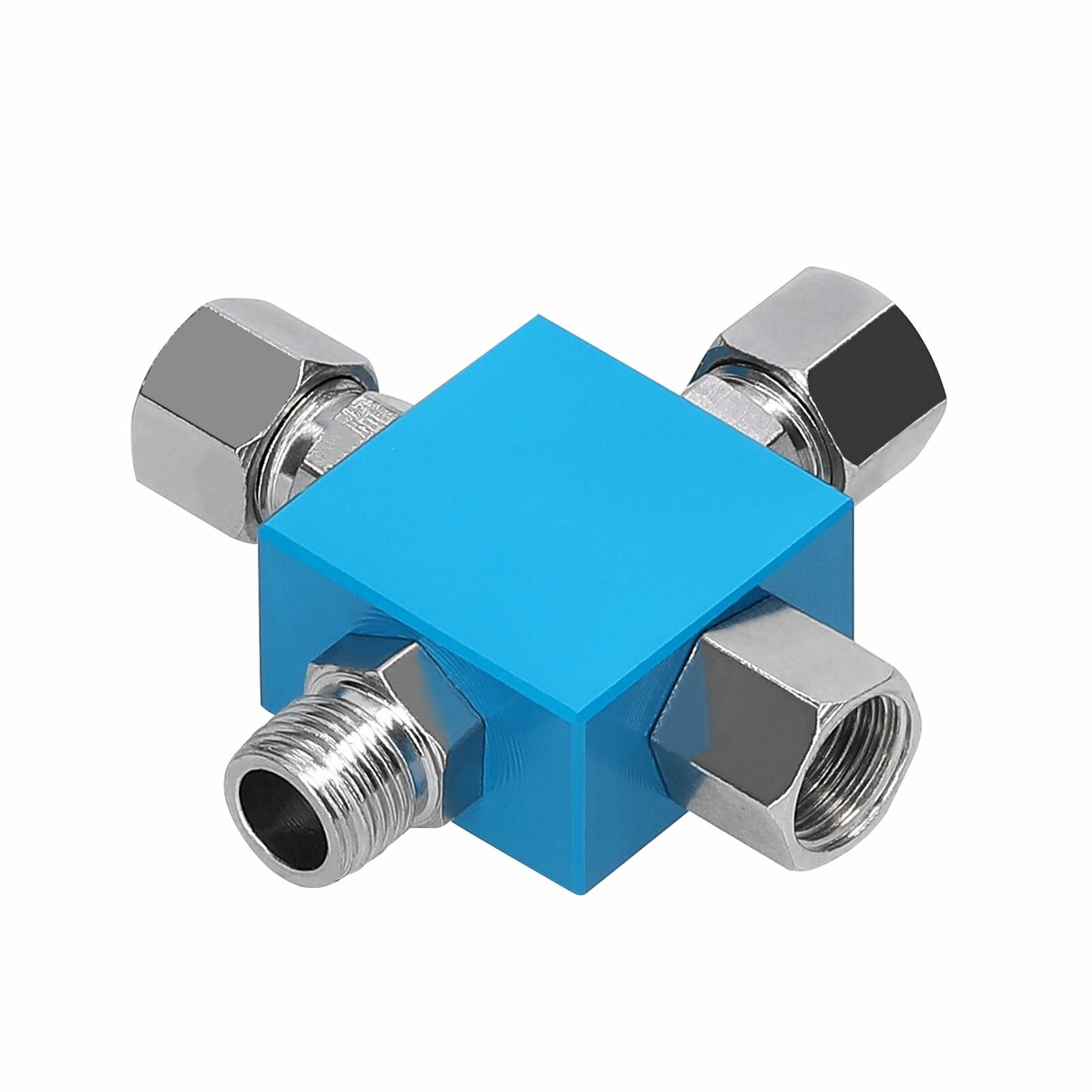 Компактный трехходовой соединитель, универсальный разветвитель компрессора аэрографа для повышения производительности аэрографии с использованием нескольких инструментов