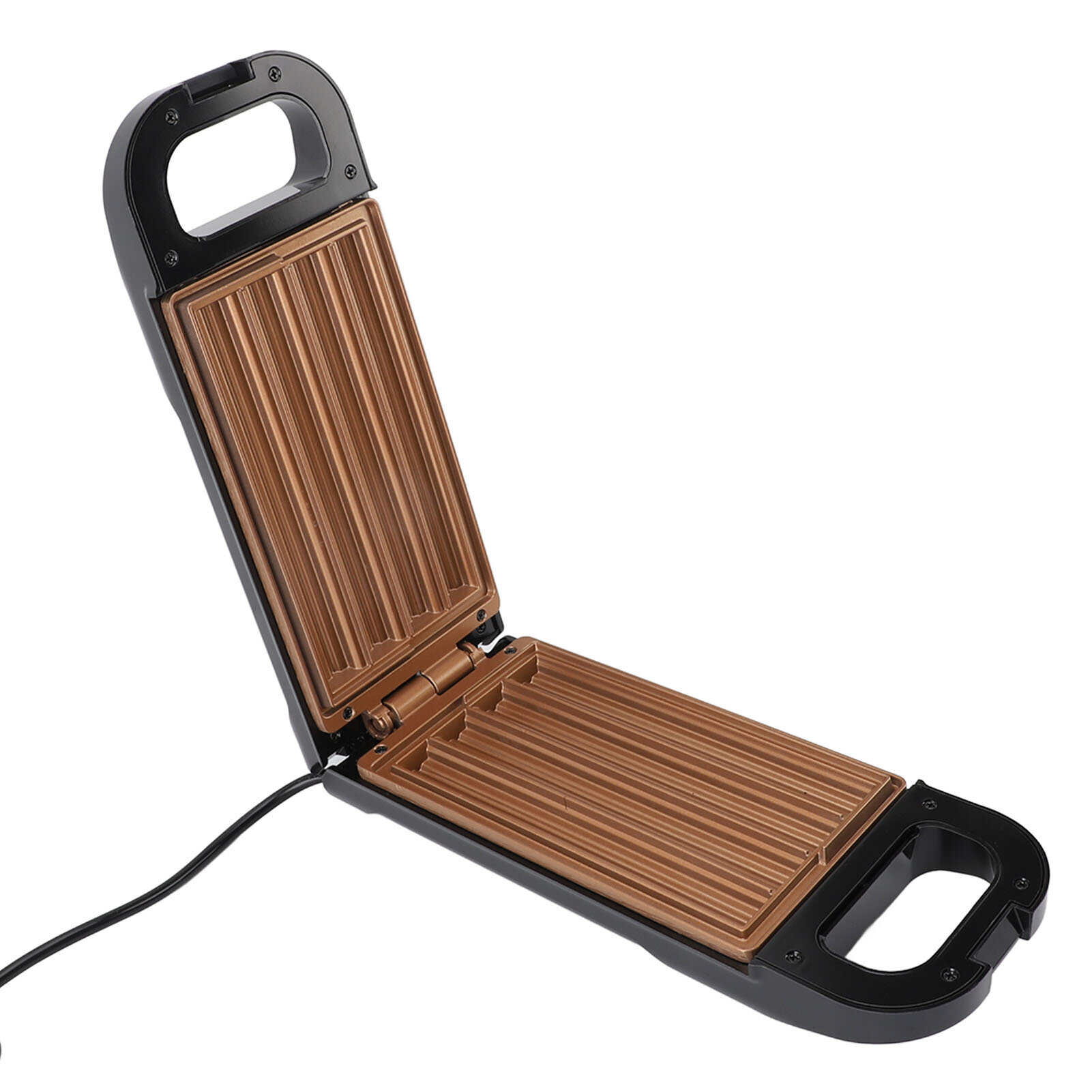 Электрическая машина для приготовления чуррос 850 Вт, двухсторонний нагрев, антипригарное покрытие, легкая очистка, многофункциональная машина для приготовления чуррос для вафельных палочек, вилка США 110 В