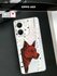 Чехол на Oppo A5x / Оппо А5x с принтом Красный волк, прозрачный