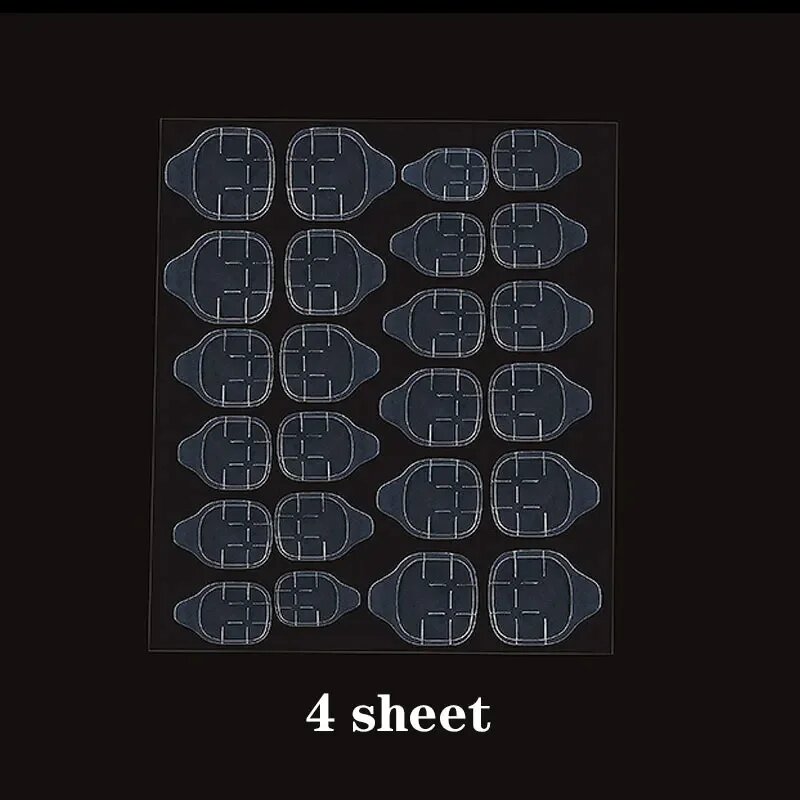 Желейный клей для ногтей, 4 sheets, Цвет: 4 sheets