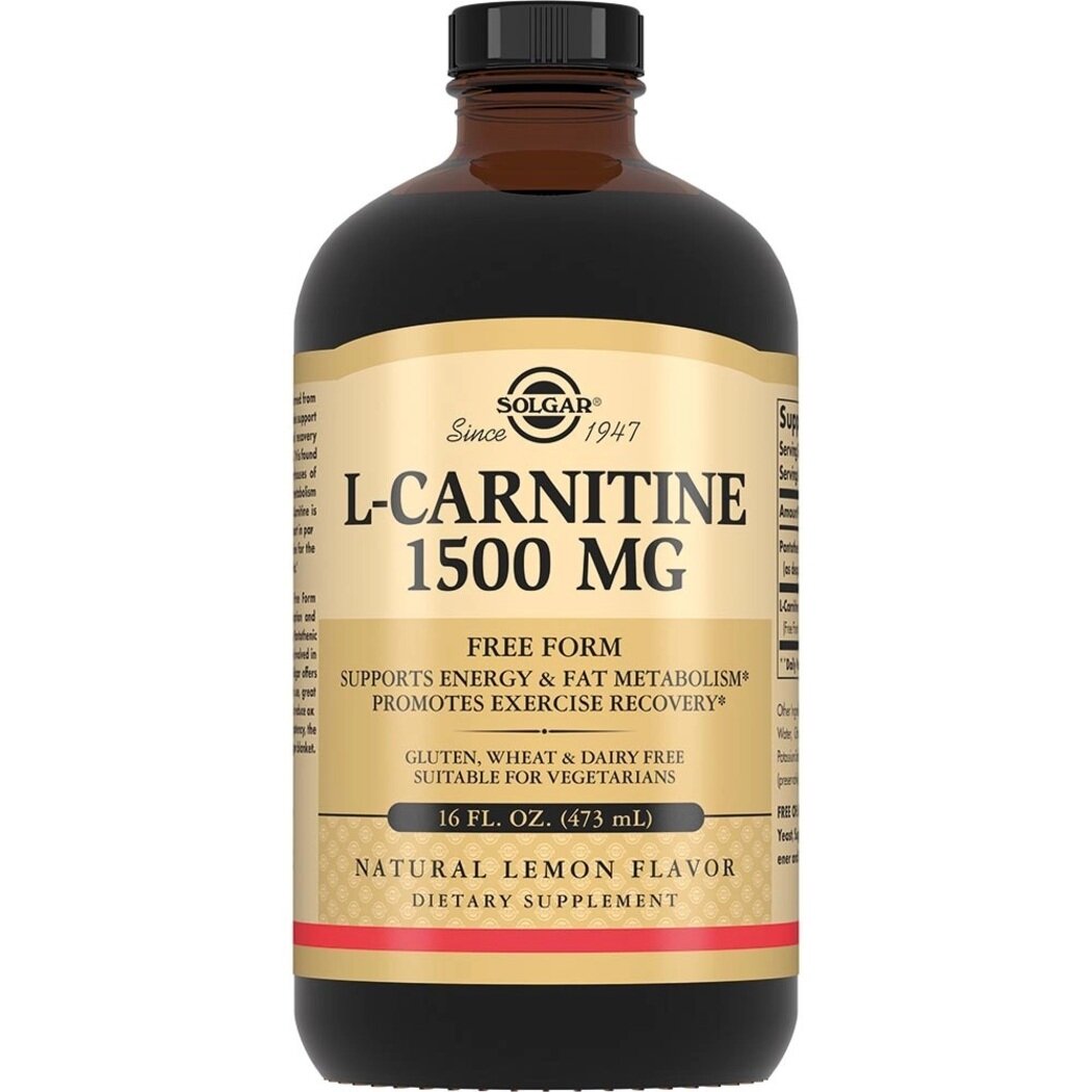 Солгар L-карнитин жидкий 473мл флакон