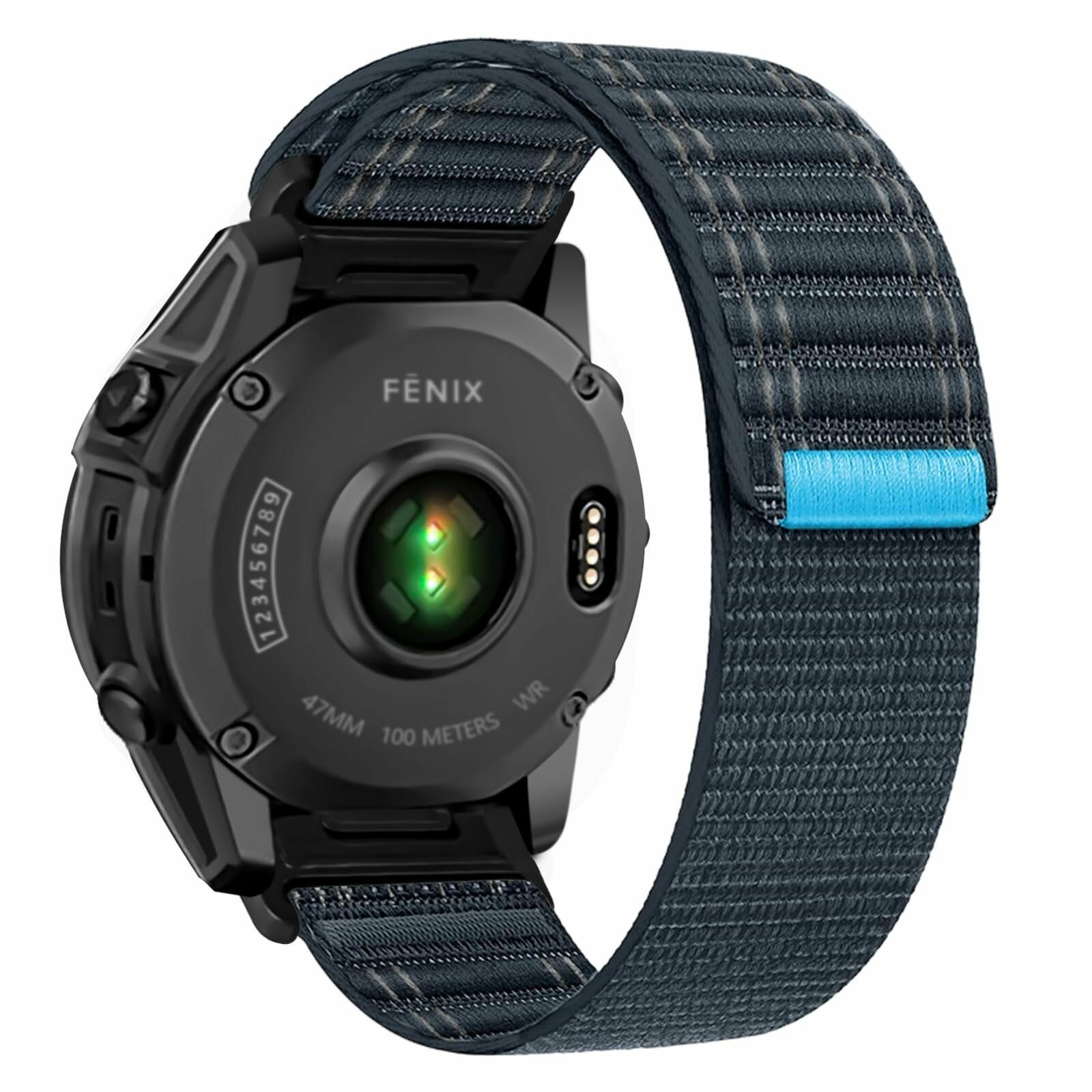 22 мм быстрый нейлоновый ремень для Garmin Fenix 6/7/PRO/Fenix 8 (47 мм), волноватый заменный ремень для Instinct 2/Forerunner 965 часы браслет быстросъемный замена ремня