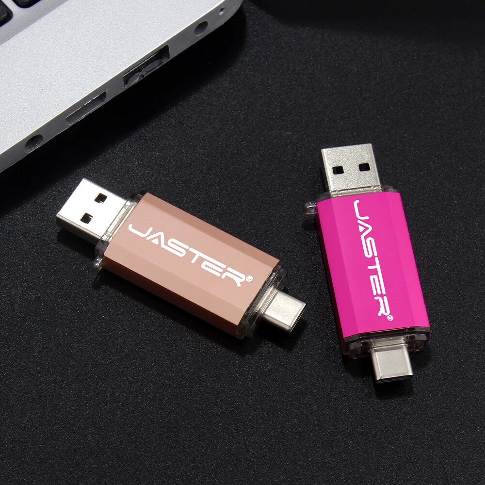 JASTER USB 3.0 Type-C флешка 128 ГБ Белый — фото 1