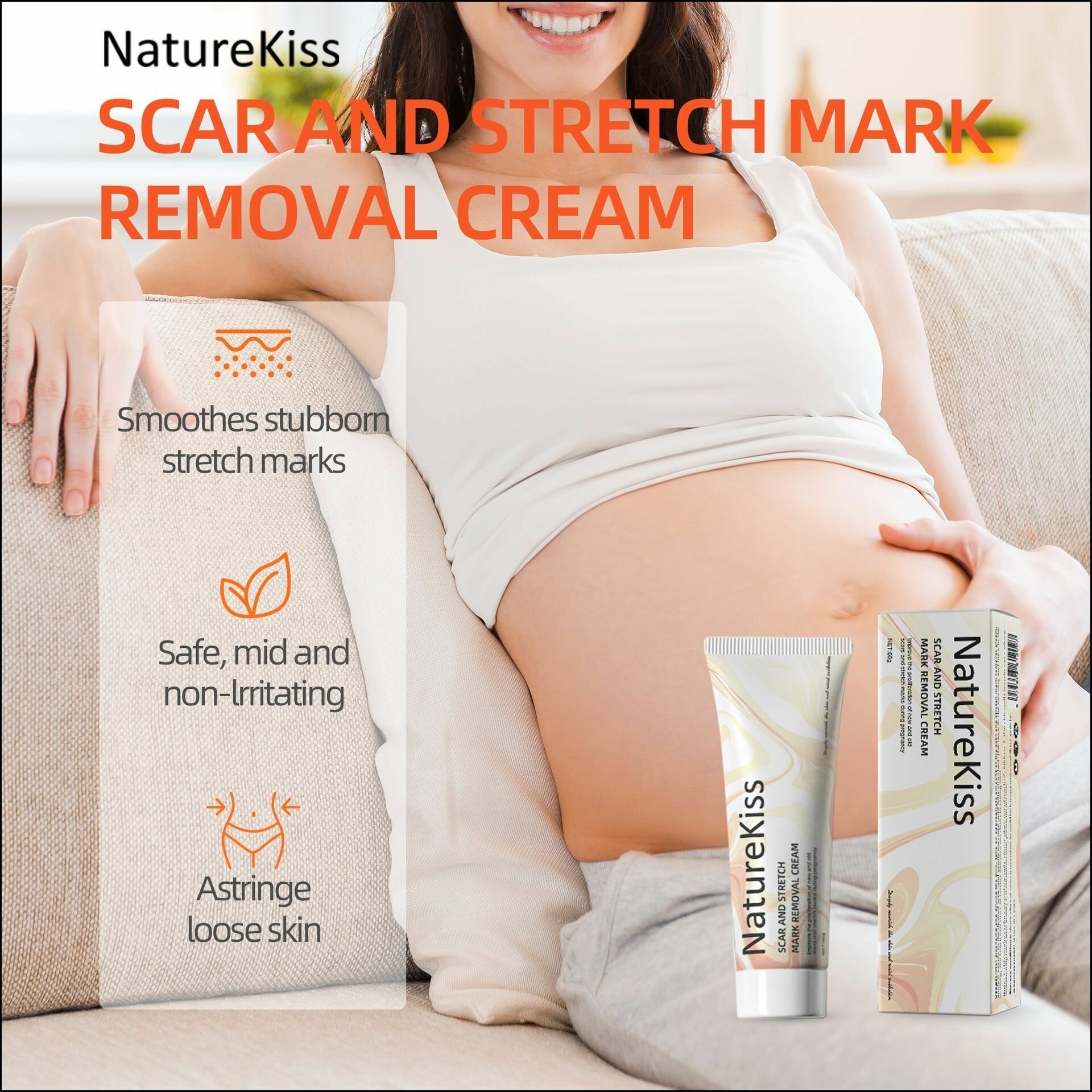 Имофераза крем от шрамов, рубцов, растяжек и пигментации, без отдушек и легко впитывается, для лица и тела