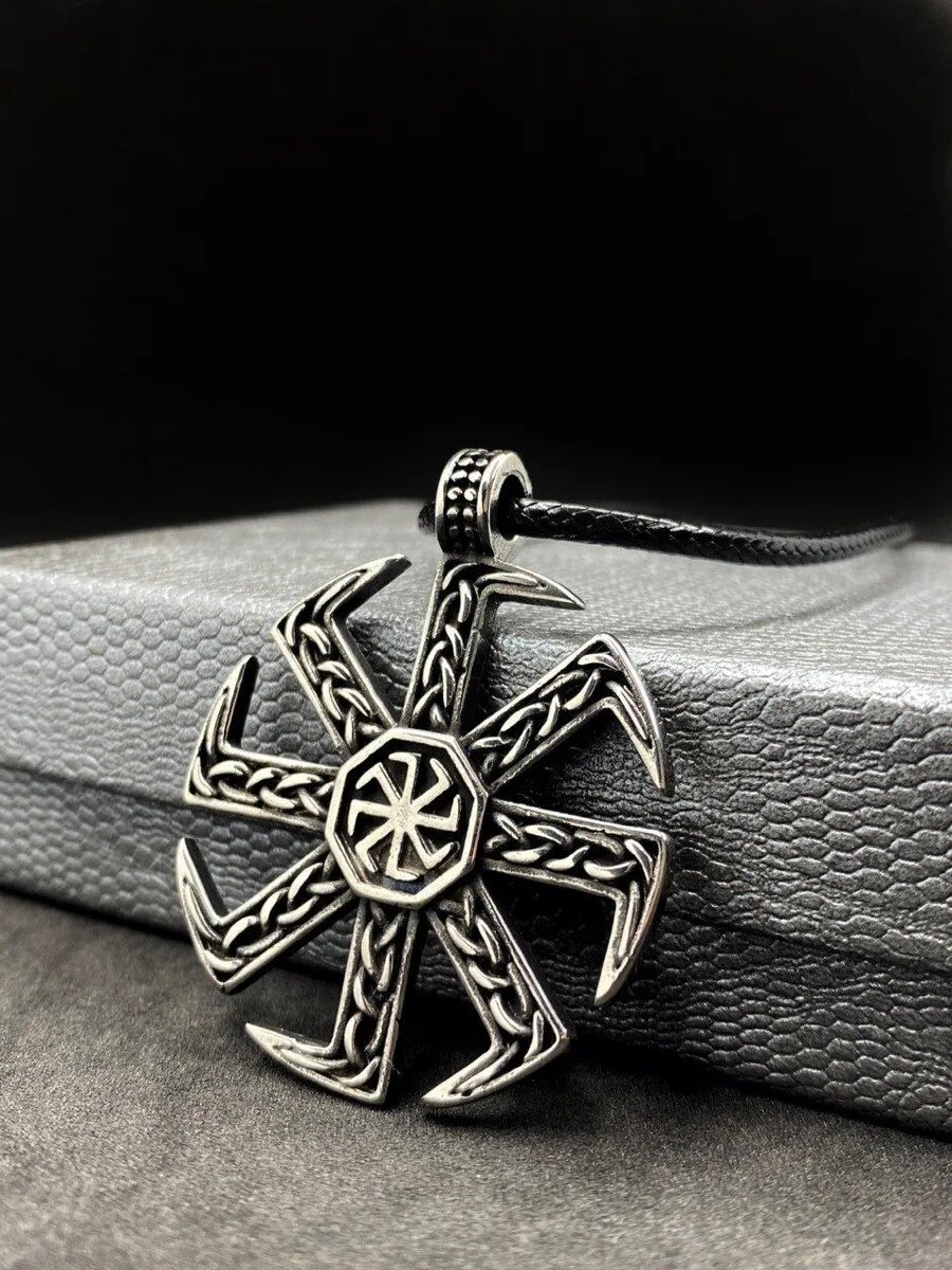 Славянский оберег Коловрат (противосолонь) магический кулон амулет