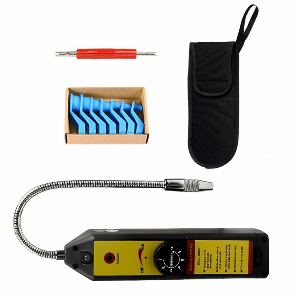 Электронный течеискатель системы кондиционирования воздуха-пришлите ключ для воздуха и 7 шт. трубок автомобиля