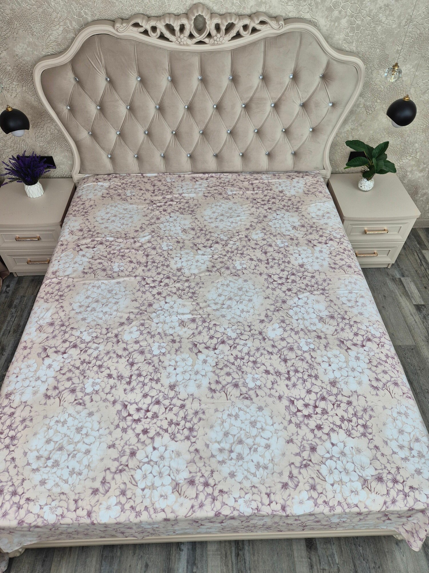 Простыня Поплин класическая 2 спальная 180\215см. Хлопок 100% производство Иваново плотность 115 гр/м2