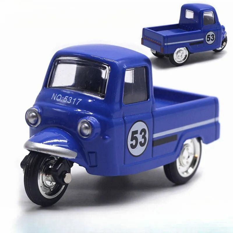 Инерционный трицикл, Литая модель автомобиля - Игрушка для мальчиков