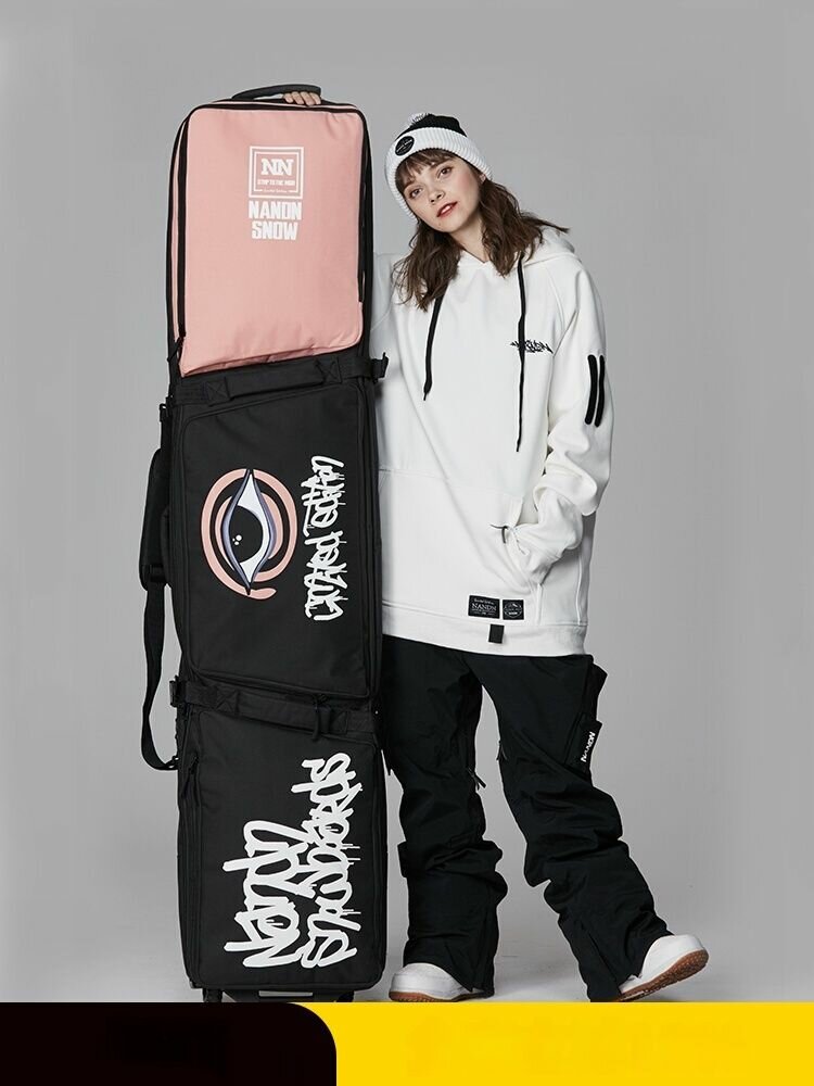 Одноместная и двухместная сумка для сноуборда марки NANDN со шкивом (152x36 см/165x36 см/175x36 см)