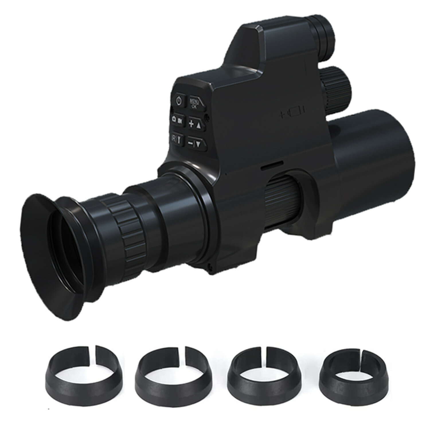 Монокуляр ночного видения NV4AS, цифровой телескоп с инфракрасным освещителем для фотографии и видеозаписи, дальность 984 футов, разрешение 1080P, использование для охоты, кемпинга и наблюдения