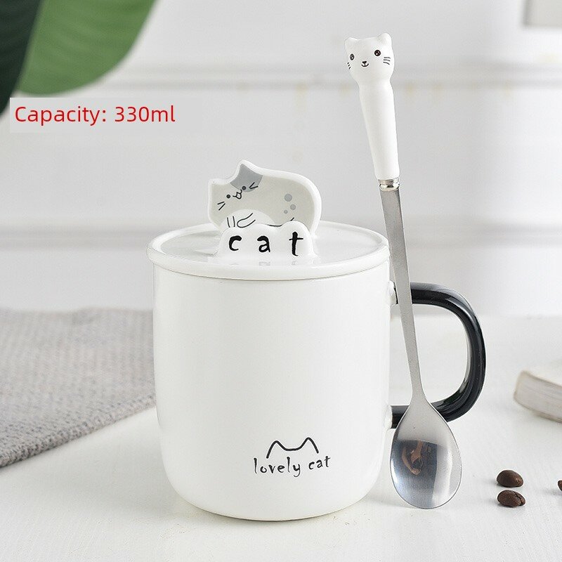Креативная кружка-подставка для телефона в виде кошки, керамическая чашка для кофе, парная кружка, чашка для воды с