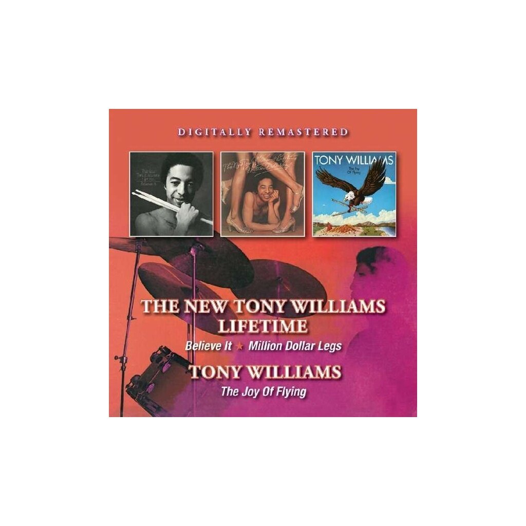 Диск The New Tony Williams Lifetime / Tony Williams* - Believe It - Million Dollar Legs / The Joy Of Flying (2 CD)