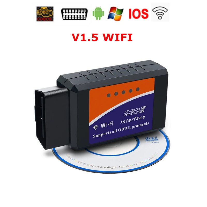 OBD2 ELM327 V1.5 WIFI Автосканер