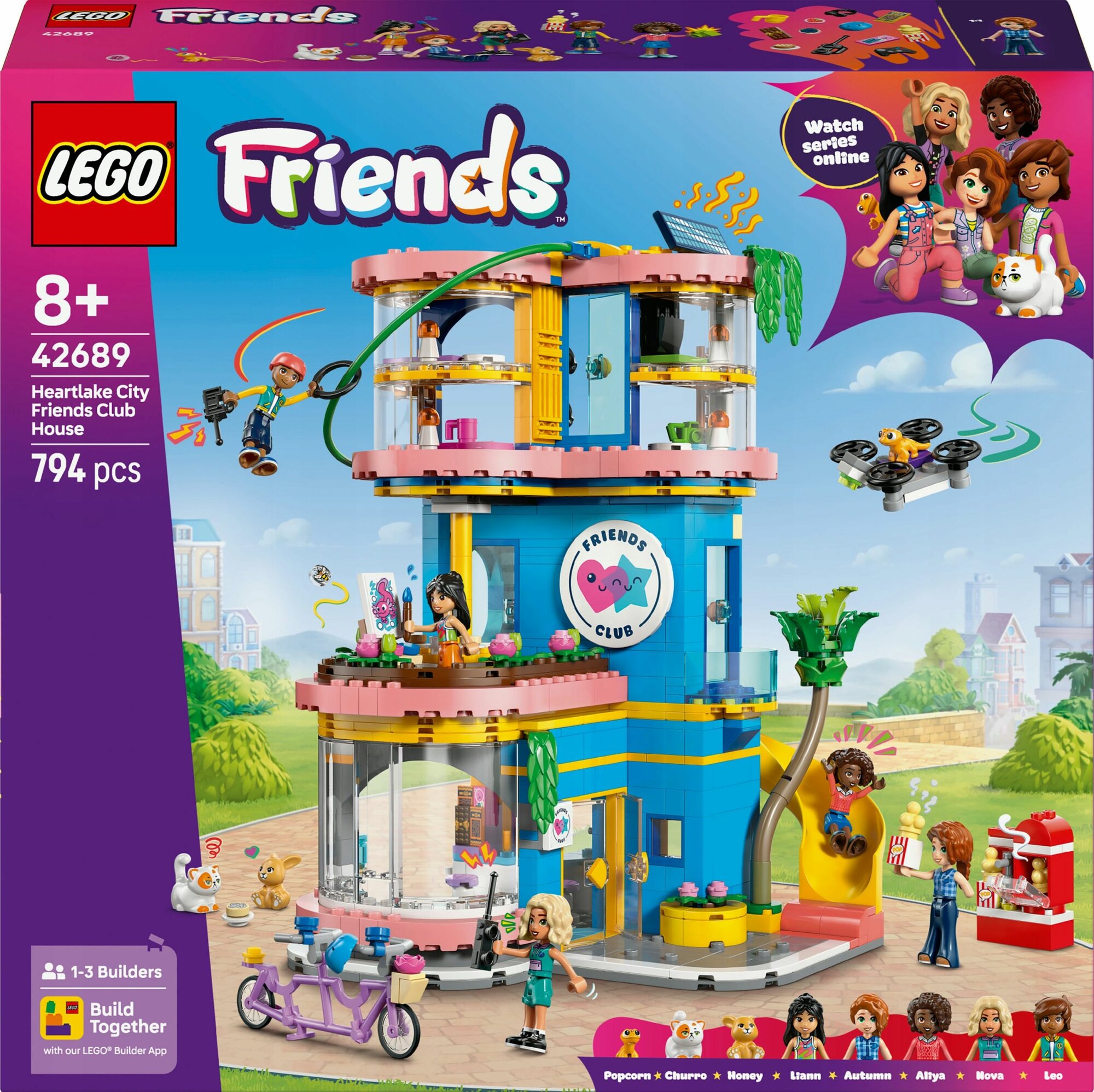 Конструктор LEGO FRIENDS - Клуб друзей, 794 эл. - Лего друзья 42689
