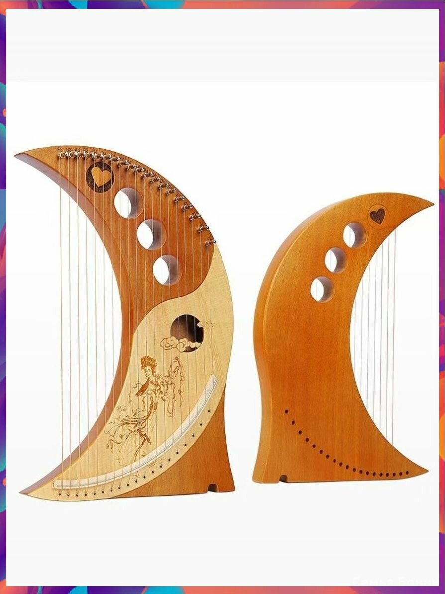 Эксклюзивная Лайя Цинь, девятитоновая циньская арфа