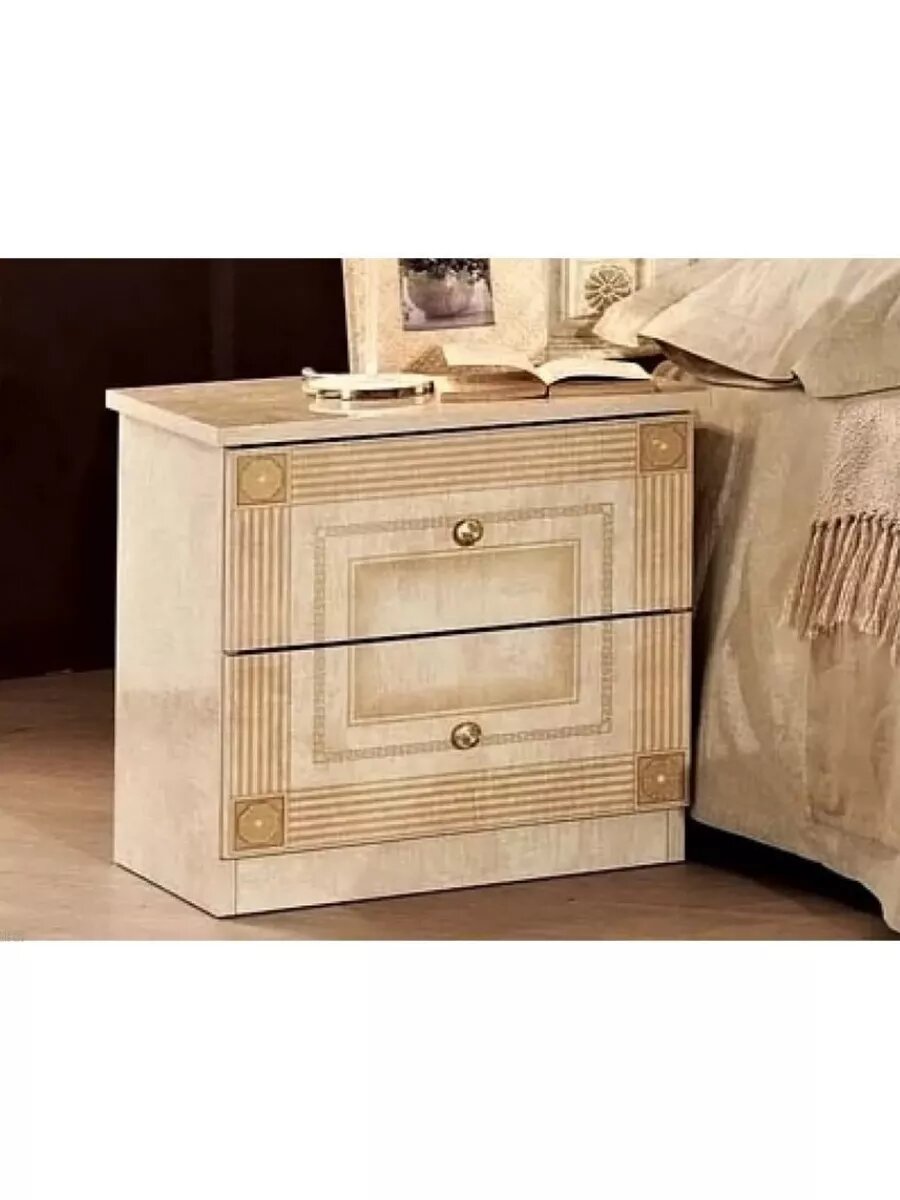 Тумба прикроватная Рома беж