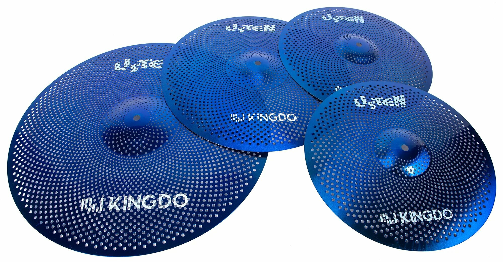 Комплект тарелок KINGDO LOW VOLUME SET 14"+16"+20" BLUE