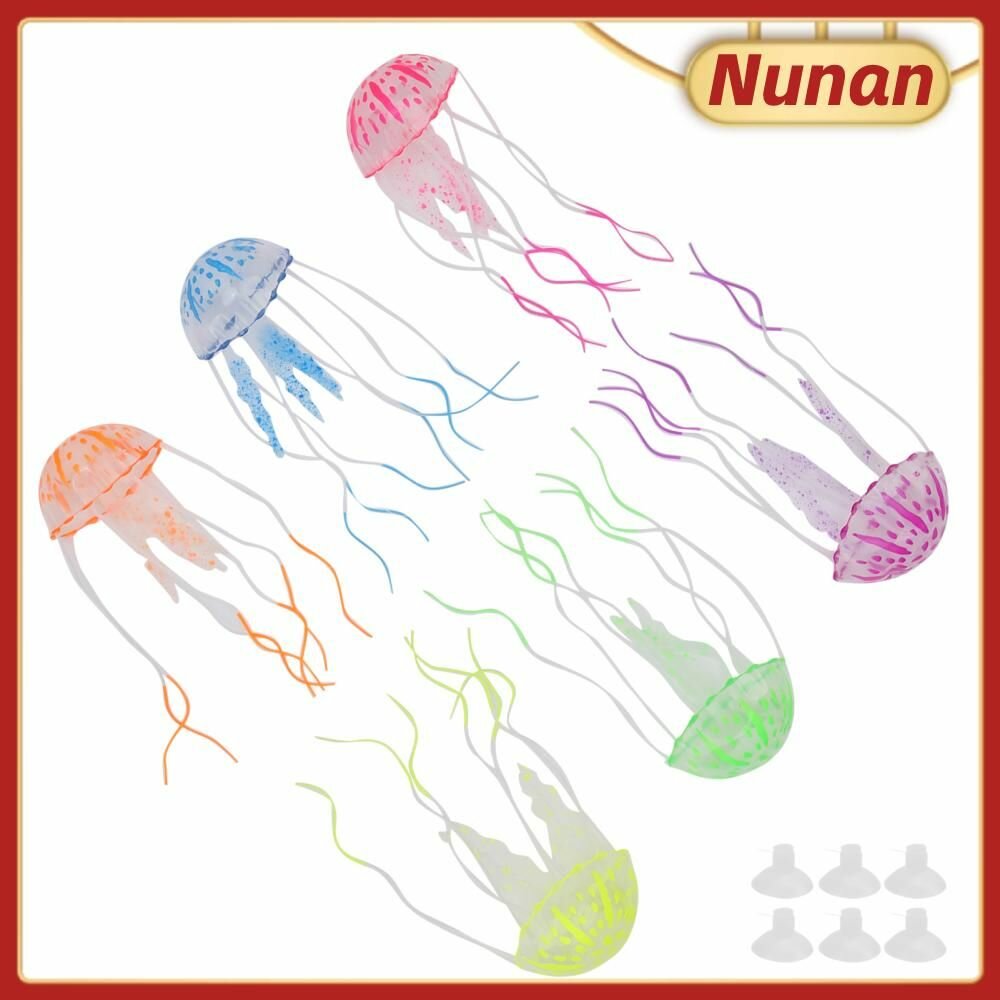 Искусственная медуза, флюоресцентная, для декора аквариумов и аквариумных рыбок