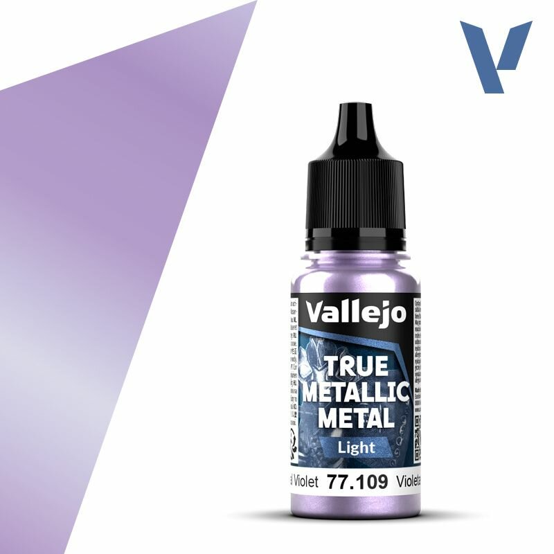 Акриловая краска для моделирования - Vallejo True Metallic Metal - Celestial Violet (Light)