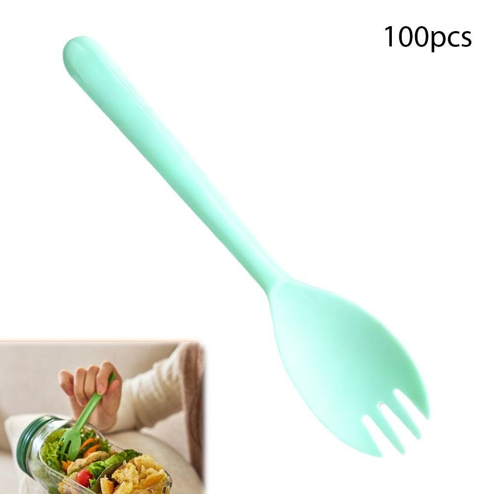 Ложки одноразовые 100 шт, пластиковые