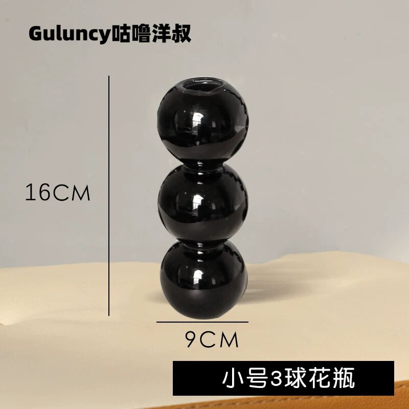 Маленькая ваза, стеклянные украшения, французское стекло, украшение для рабочего стола, букет сухих цветов для